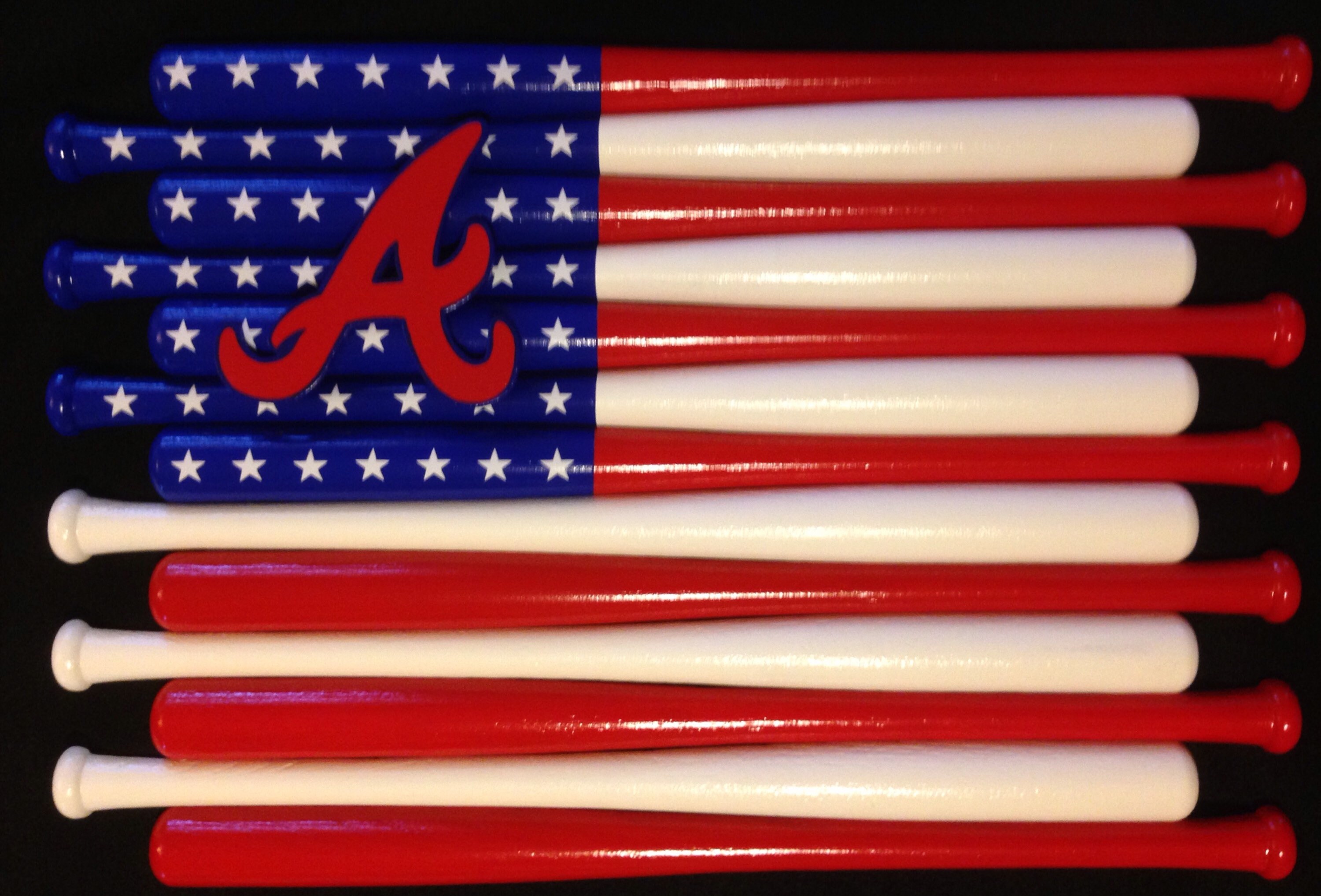 Custom Team Logo Baseball Bat Flag - Etsy