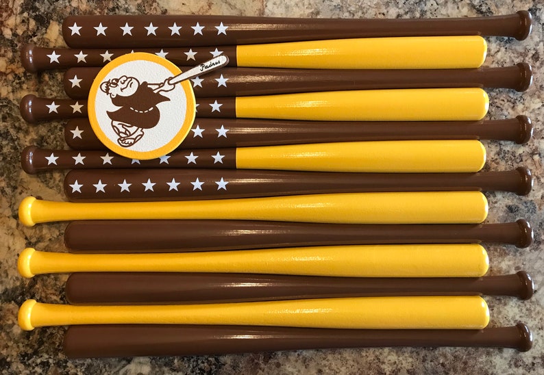 Padres Custom Logo Baseball Bat Flag - Etsy