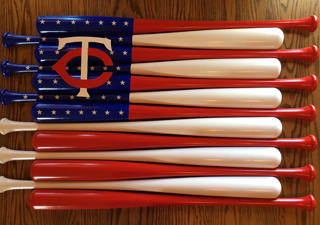 Twins Custom Baseball Bat Flag - Etsy