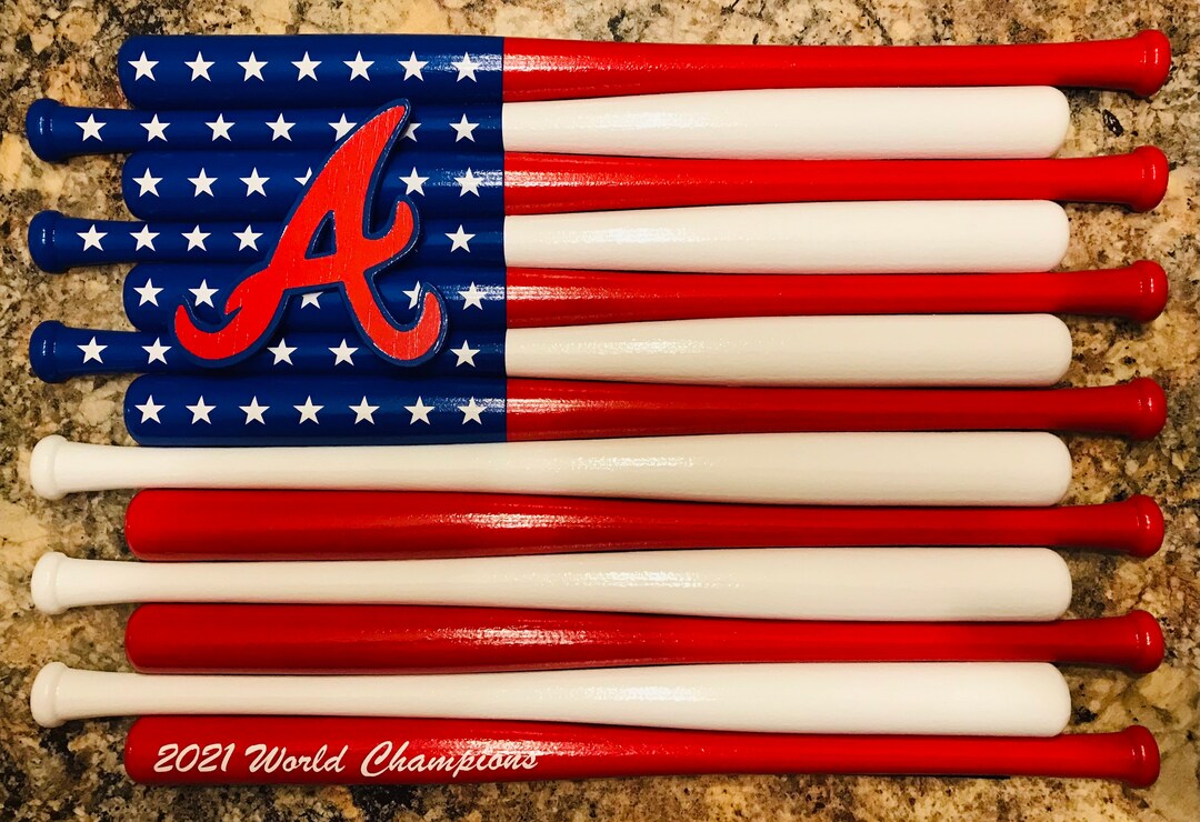 Custom Team Logo Baseball Bat Flag - Etsy