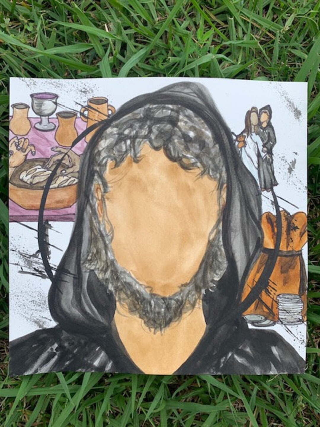 Judas Iscariot- Original Bible Portrait Watercolor Print 10x10 - Etsy