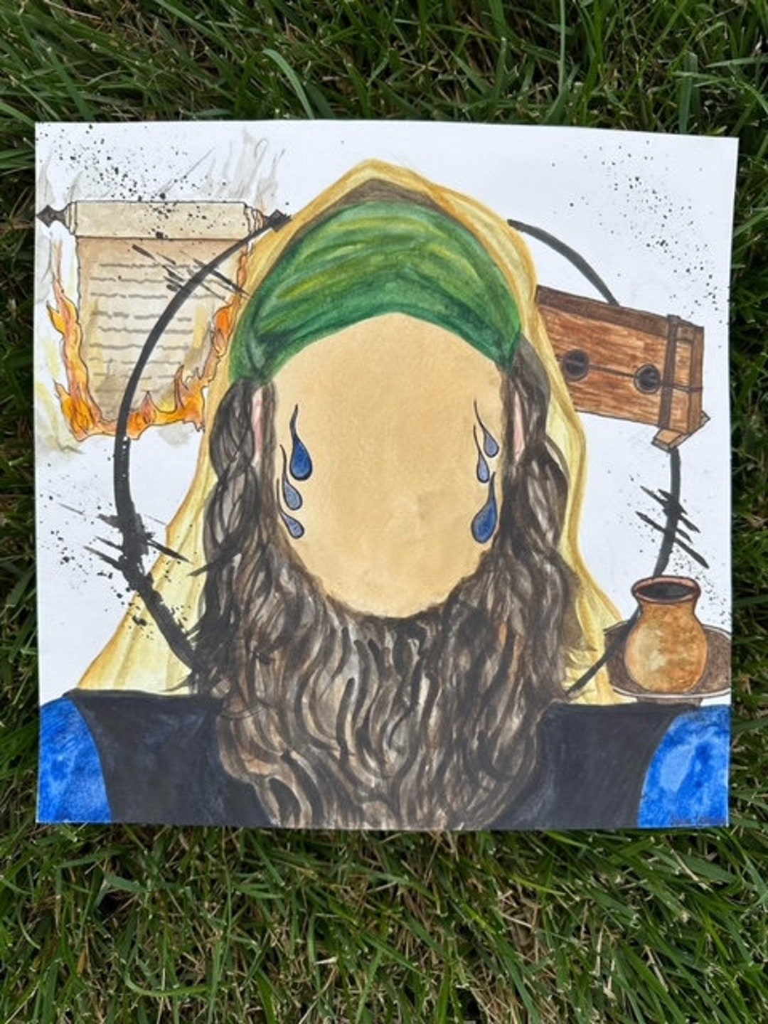 Jeremiah- Original Bible Portrait Watercolor Print 10x10 - Etsy