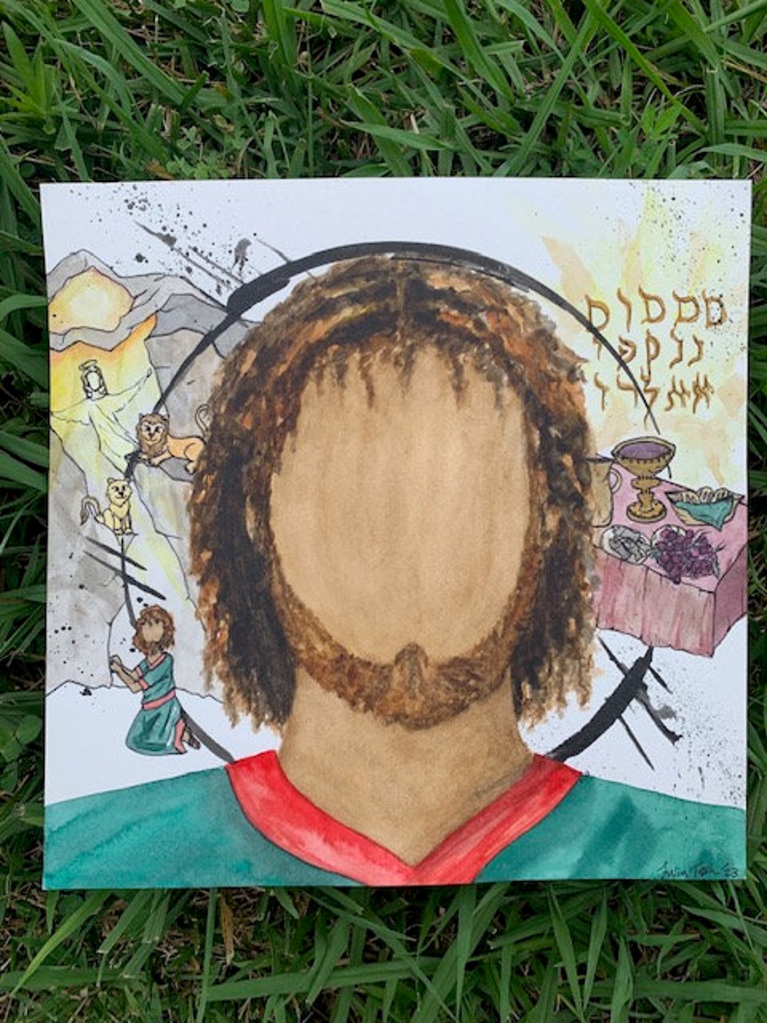 Daniel- Original Bible Portrait Watercolor Print 10x10 - Etsy