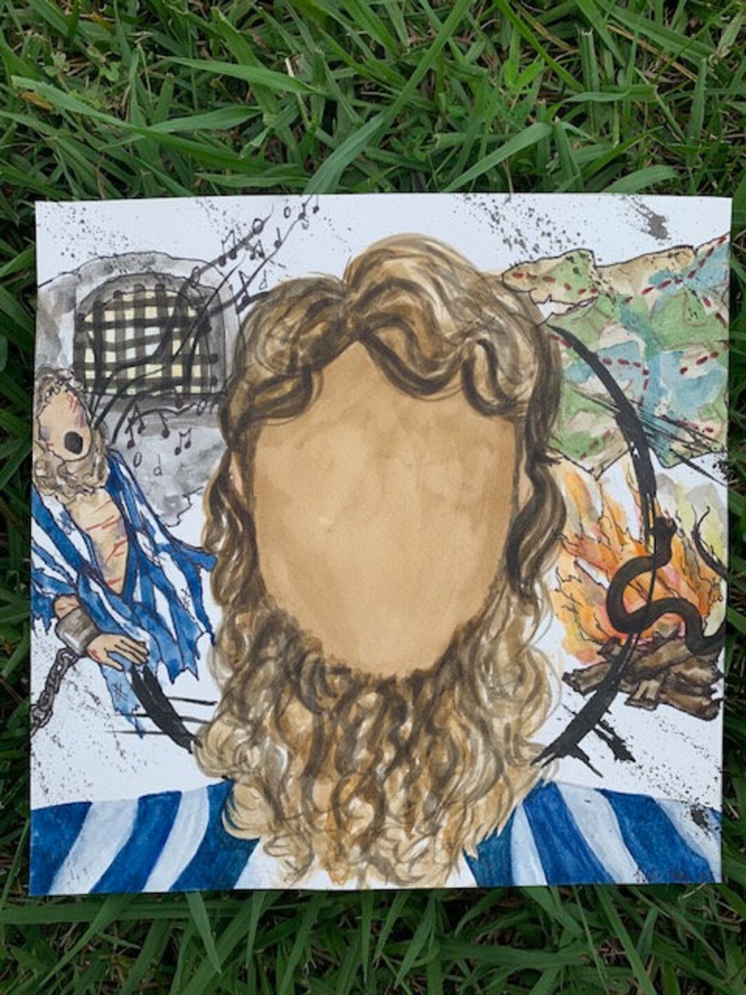 Paul- Original Bible Portrait Watercolor Print 10x10 - Etsy