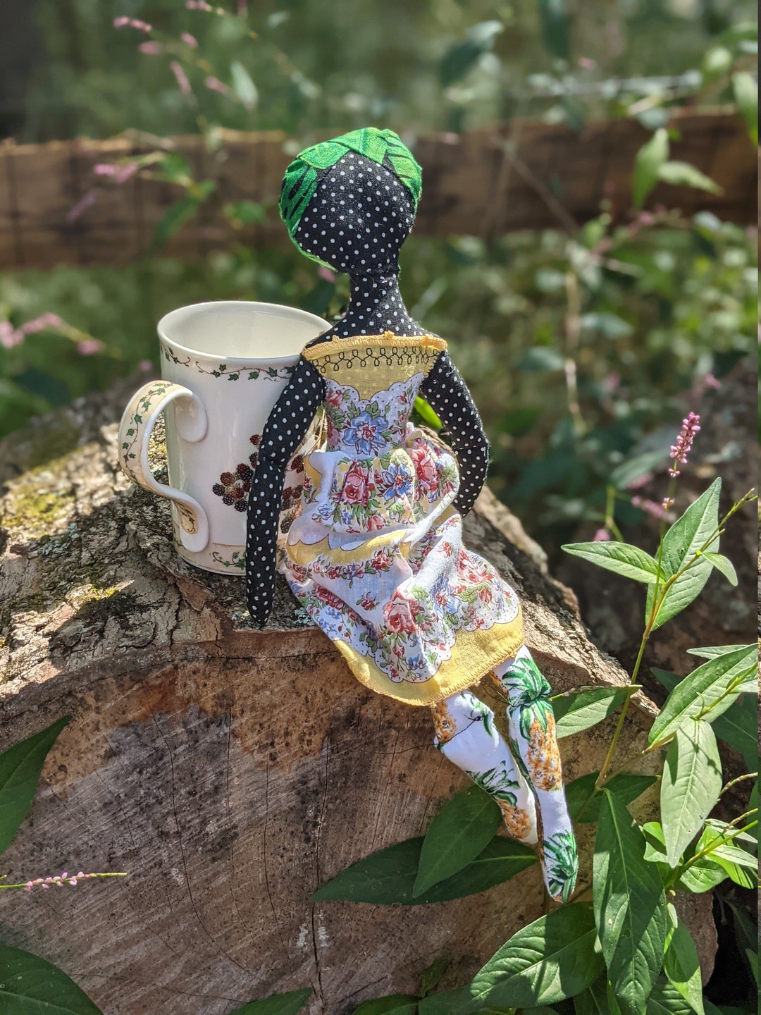 Cora - a Handmade Rag Doll Crafted From Vintage Handkerchiefs and Other ...