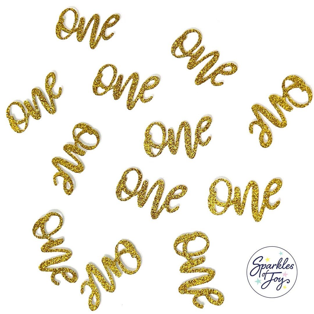1st Birthday, Glitter Confetti, Birthday Decor, Table Die Cut Confetti ...