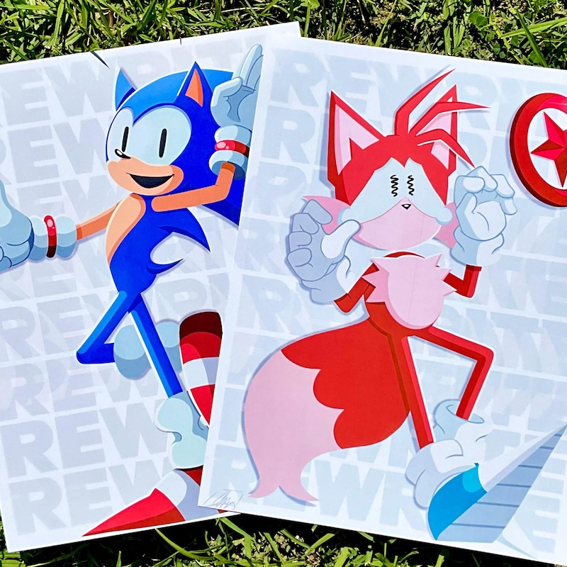 Rewrite Sonic Plush - Etsy
