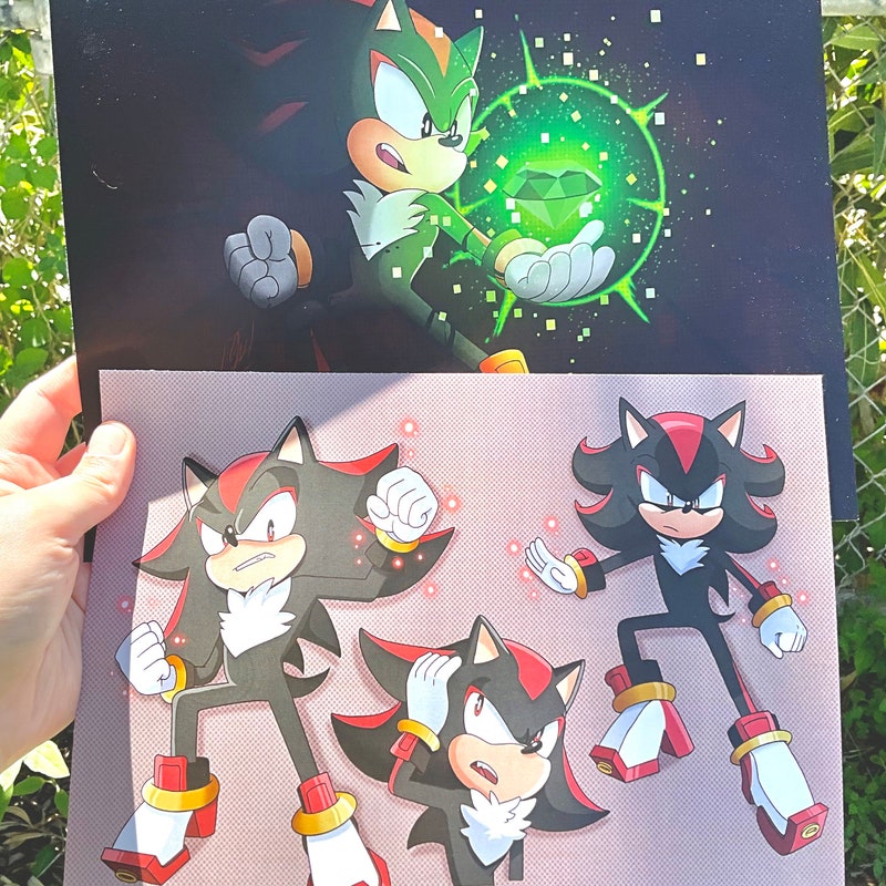 Shadow the Hedgehog Fan Art - Etsy