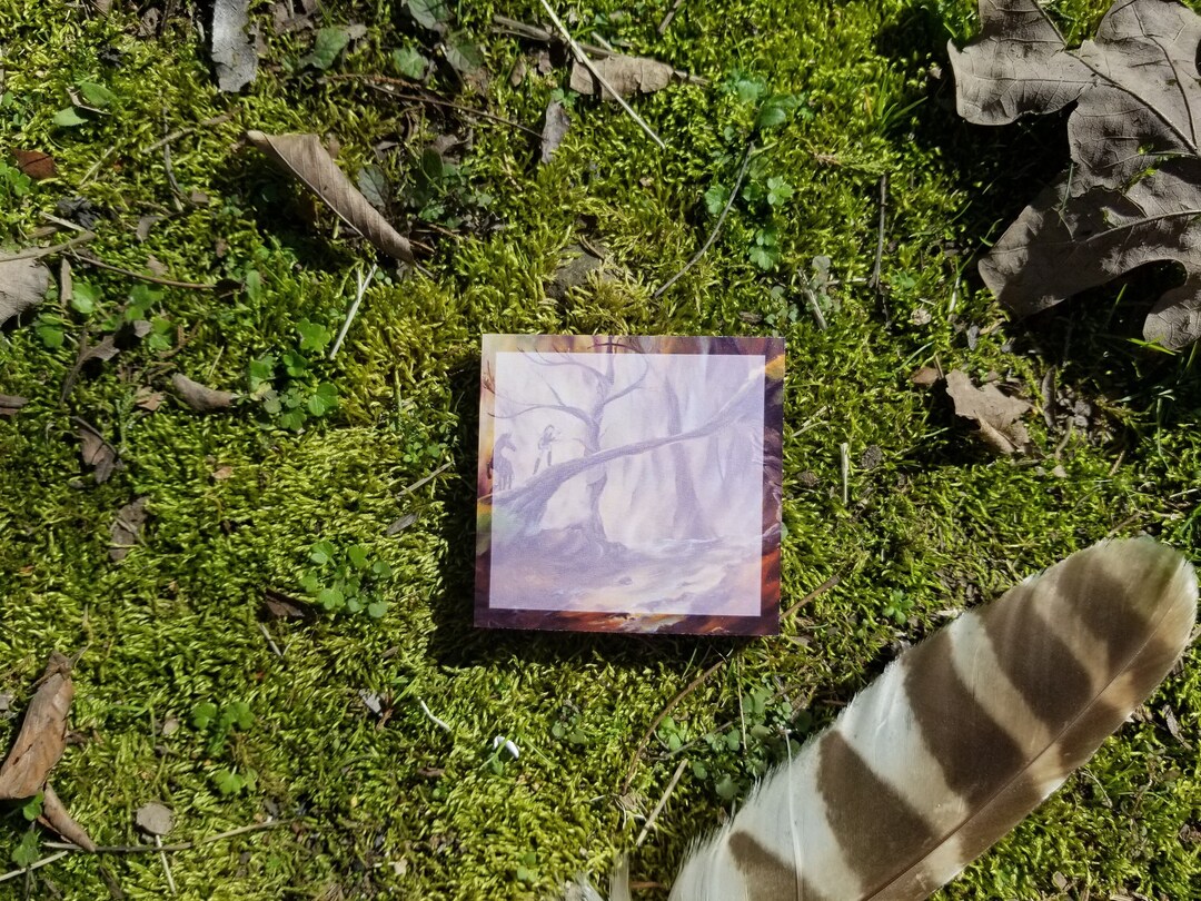 Golden Forest Sticky Notes - Etsy