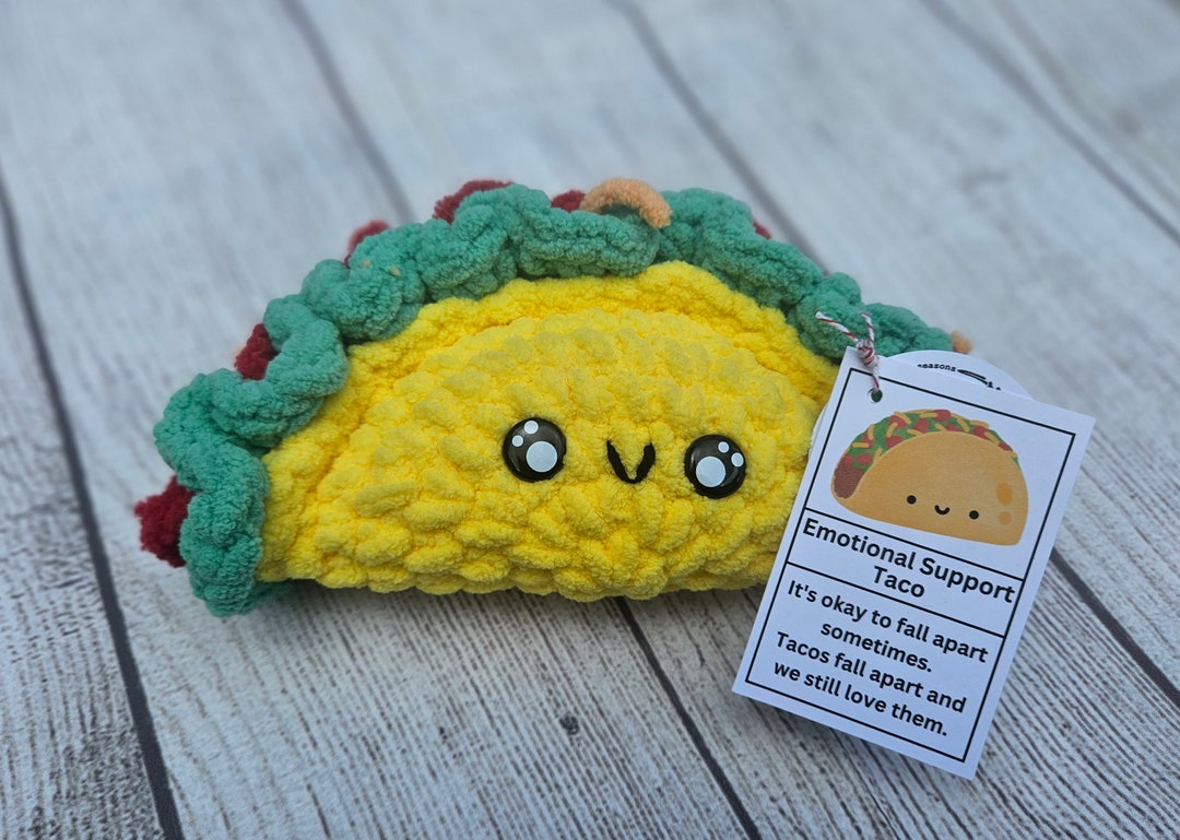 Emotional Support Taco - Etsy