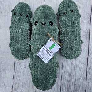 Crochet Pocket Pickle anxiety, Stress emotional Support - Etsy