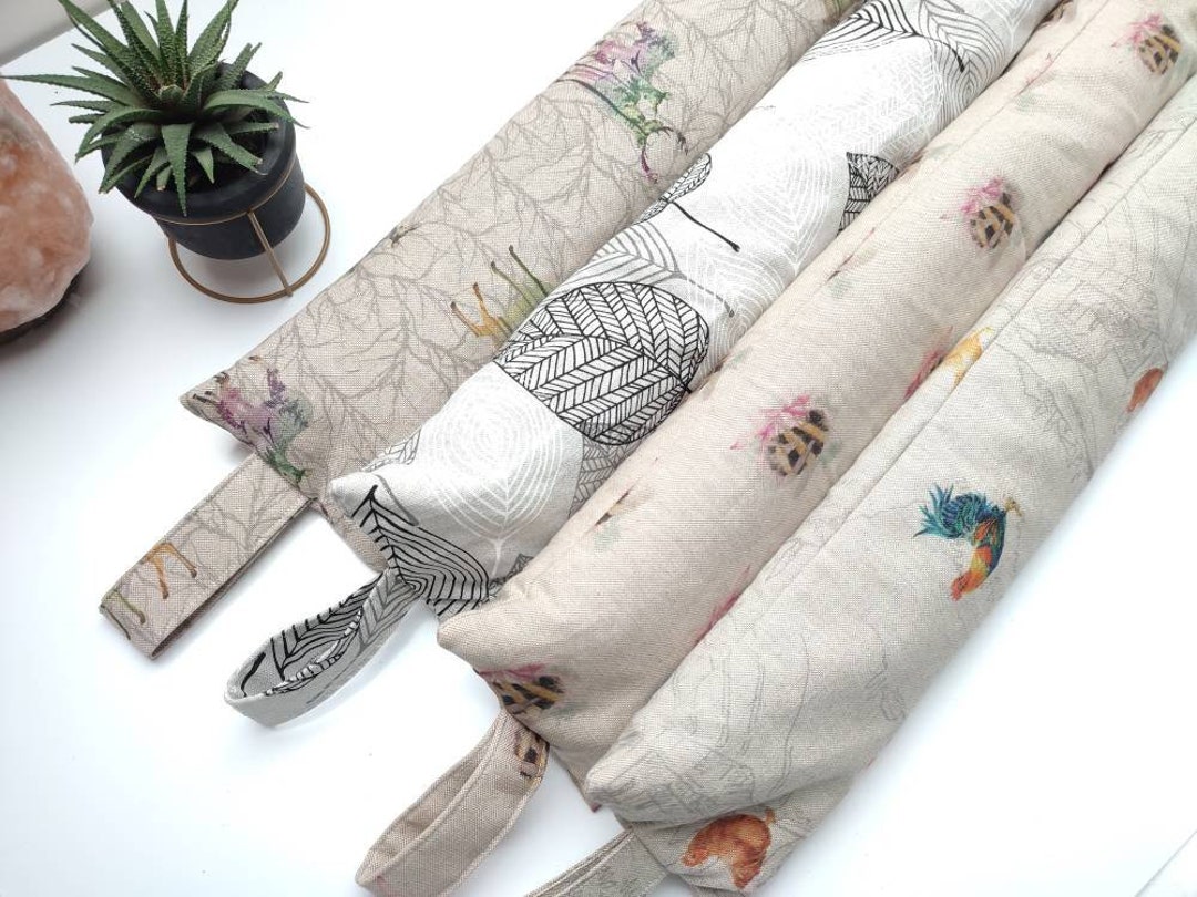 Stylish Aromatherapy Draught Excluder Filled With Buckwheat Hulls and ...
