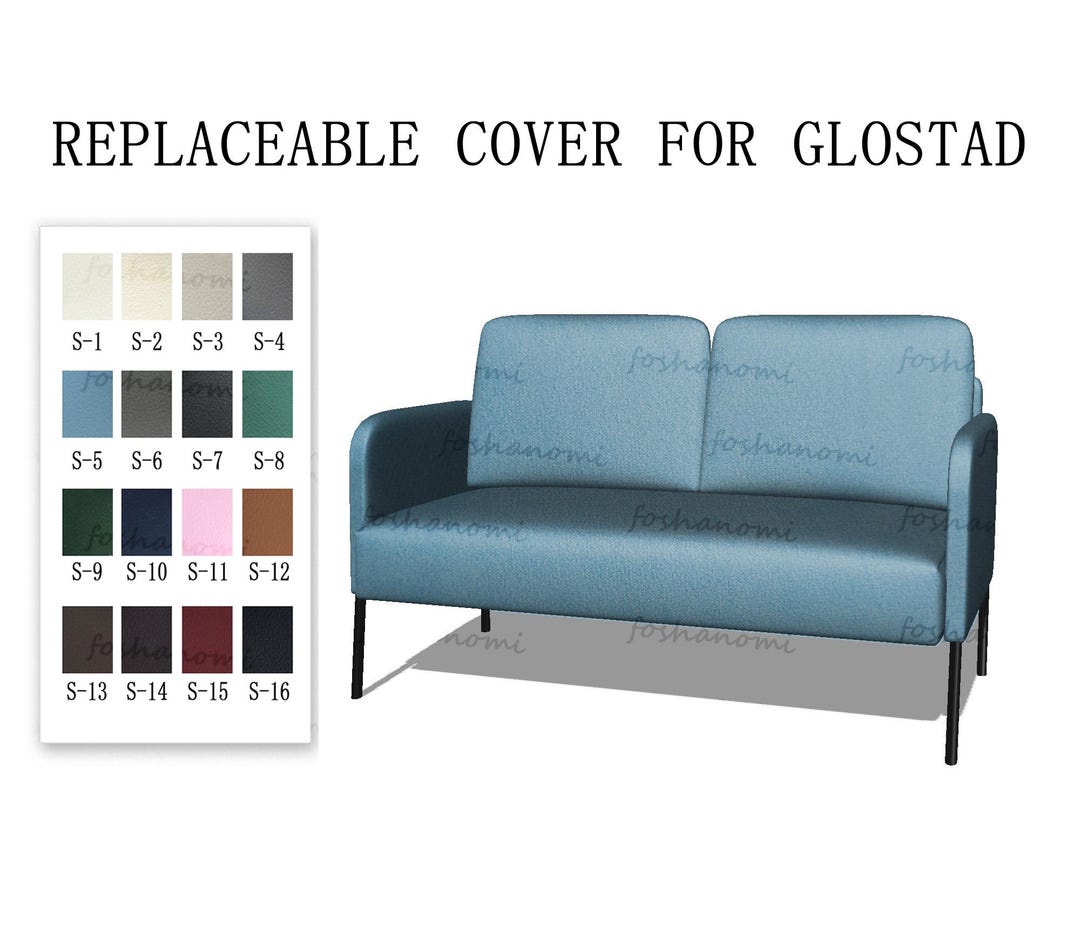 Replaceable Sofa Covers for GLOSTAD(2 Seats),sofa Covers,glostad Sofa ...