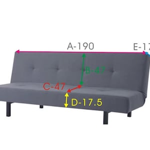 Replaceable Sofa Covers for BALKARP 3 Seats Bed,sofa Cover,balkarp Sofa ...