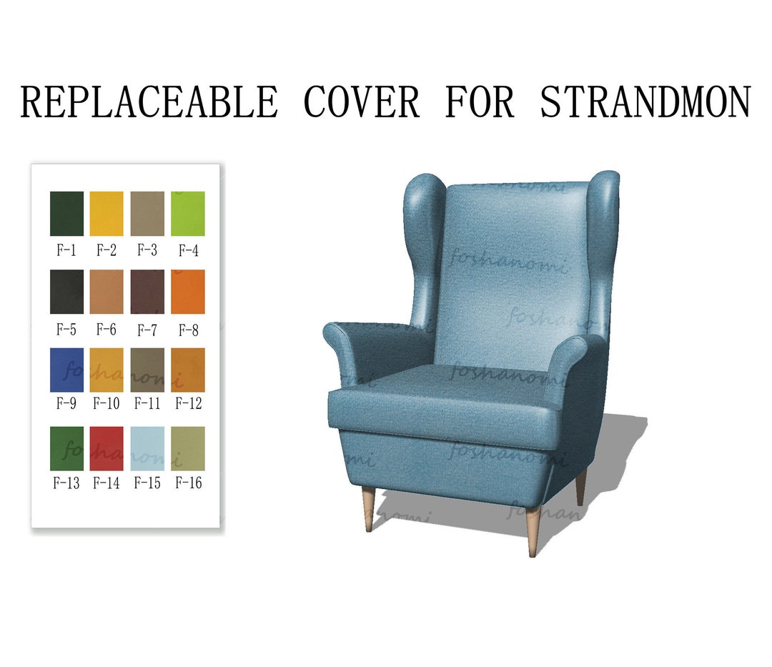 Replaceable Sofa Covers for STRANDMON1 Seat,chair Covers,strandmon Sofa ...