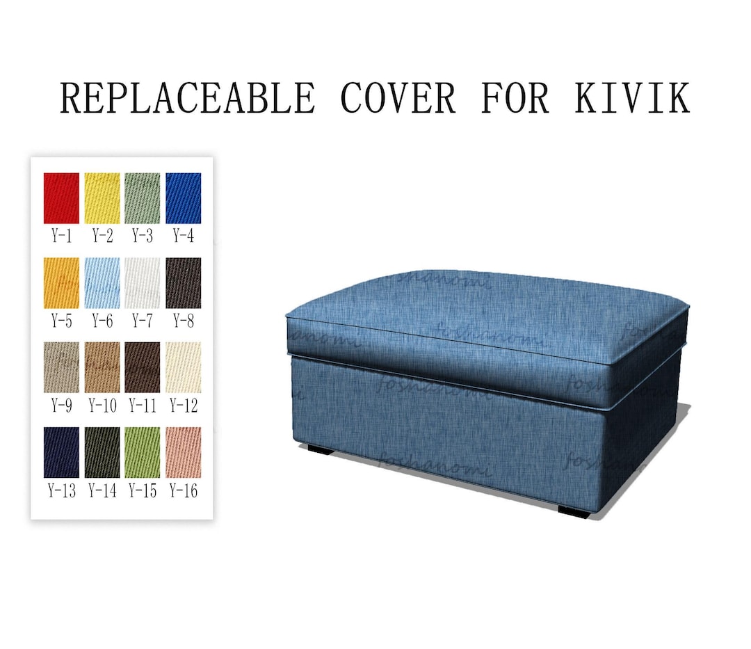 KIVIK Footstool Cover,replaceable Sofa Covers,kivik Slipcover,durable ...