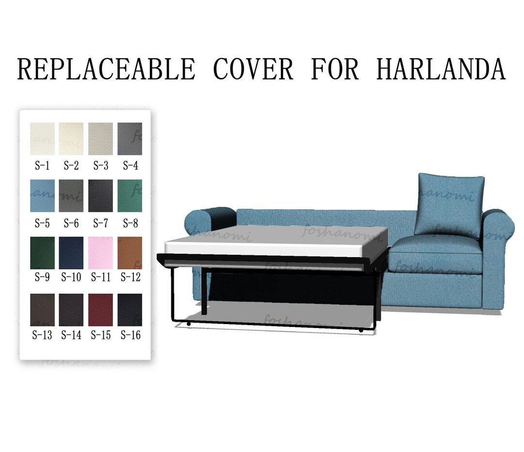 Replaceable Sofa Covers for HÄRLANDA (3 Seats Bed),harlanda Cover,500 ...