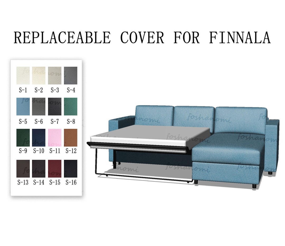 Replaceable Sofa Covers for FINNALA(2 Seats+1 Chaise,2seats Bed+1 ...