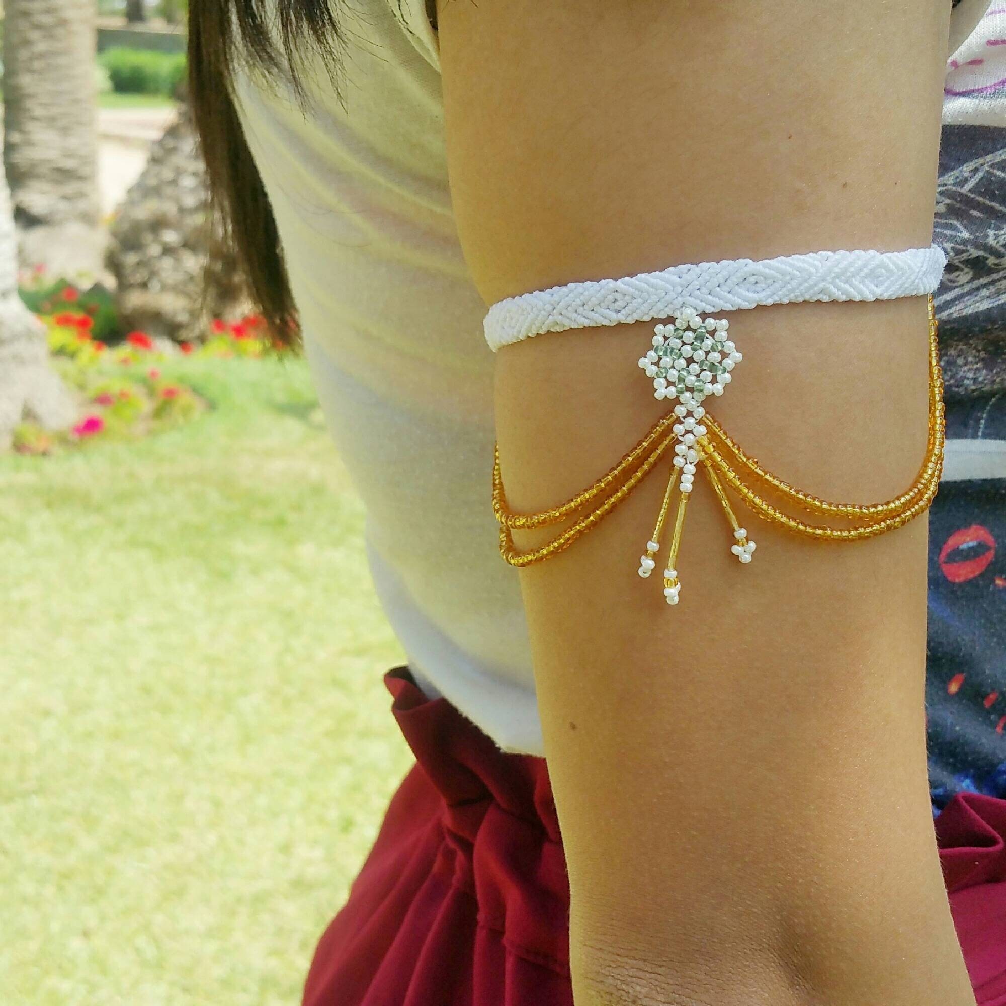 Boho Armlet Upper Arm Cuff Bicep Accessories Arm Bracelet - Etsy