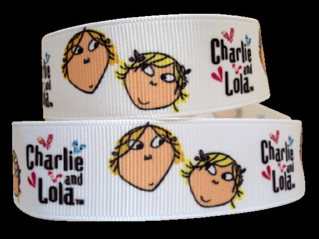 1 Metre Charlie and Lola Grosgrain Ribbon 1 25mm - Etsy