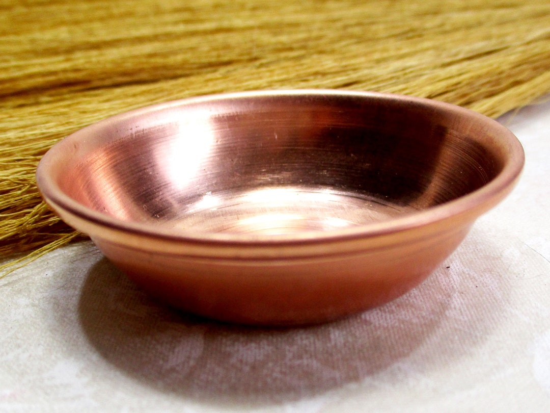 Mini Copper Altar Offering Bowl, Small Altar Bowl, Copper Smudge Pot ...
