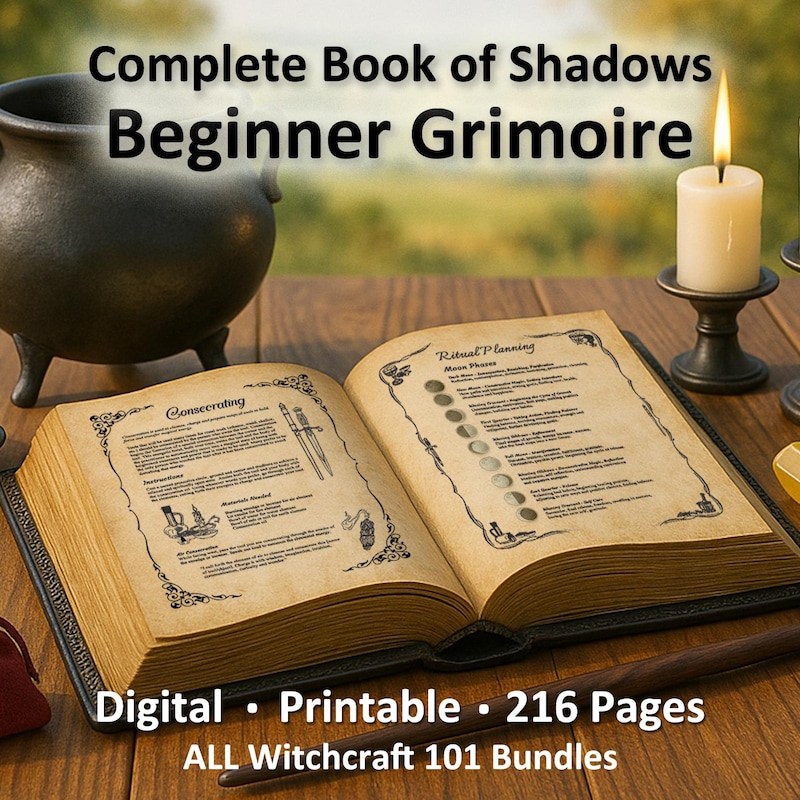 Book of Shadows Printable - Etsy