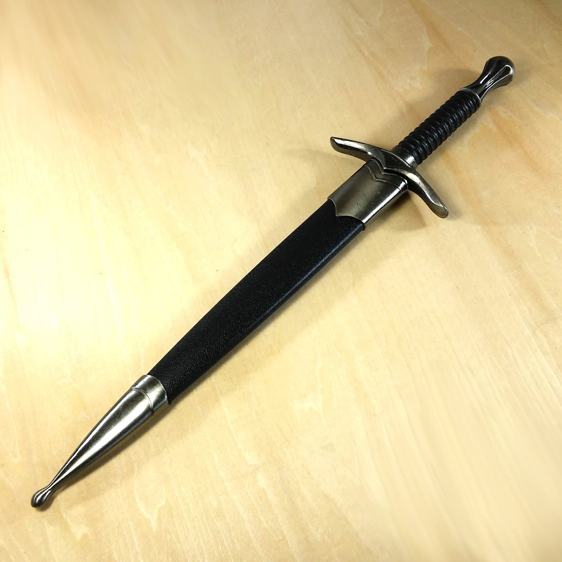 14 Athame Black Handle in Medieval Celtic Style | Etsy