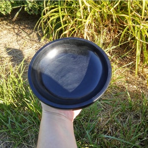 Black Scrying Bowl – Altar Bowl, Offering Dish, Ritual Bowl or Smudge ...