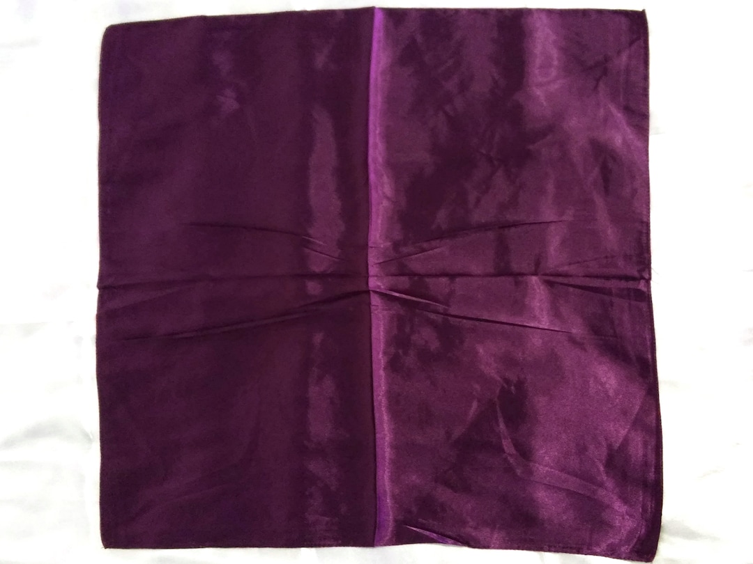 Altar Cloth, Tarot Cloth, Purple Satin, 23" X 23" (approx. Size ...