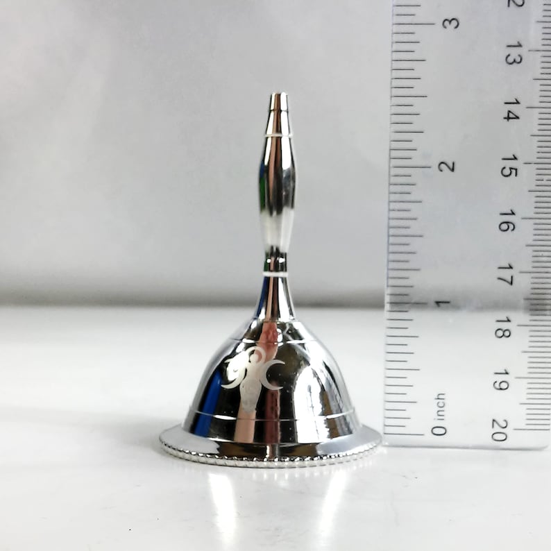 Altar Bell Silver Plated Ritual Bell With Goddess Triple Moon - Etsy