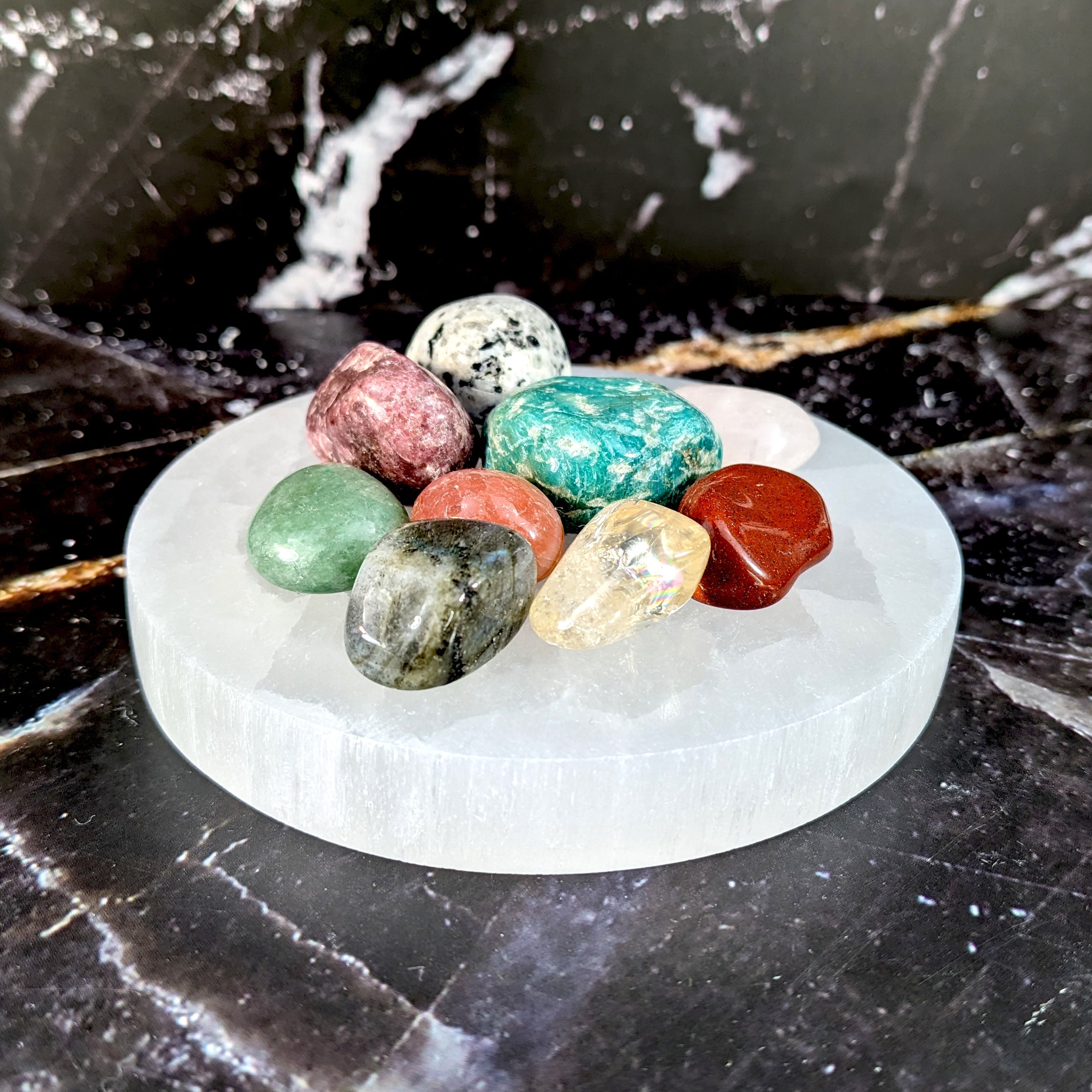 Selenite Plate, Works Great as a Charging Plate for Crystals and Other ...