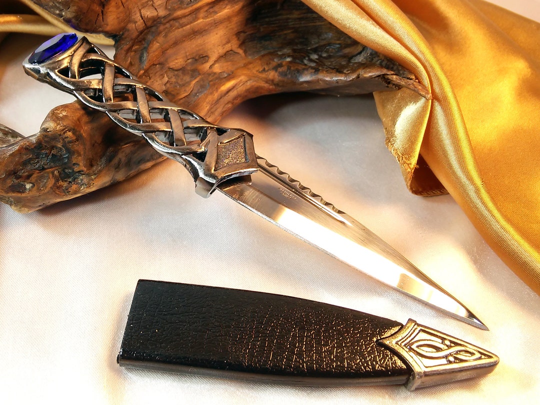 Celtic Athame With Knotted Handle, Ritual Dagger, Stainless Steel Blade ...