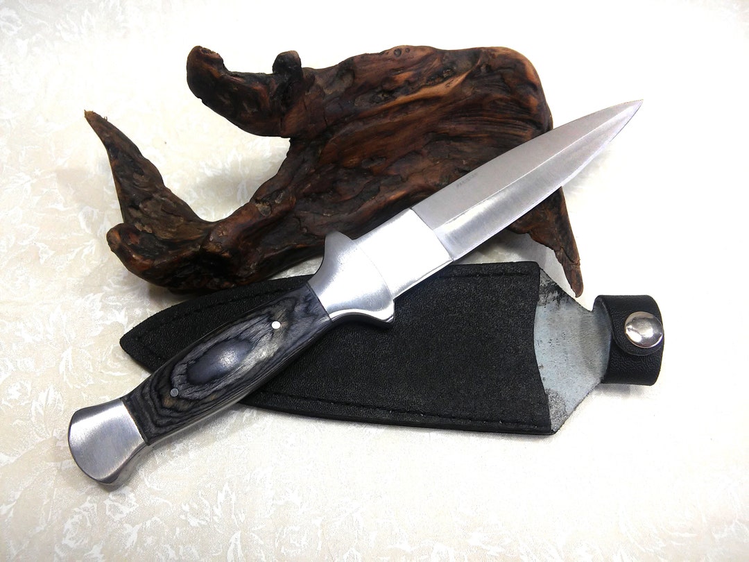 9 Athame, Black Wood Handle With Stainless Steel Guard and Pommel ...