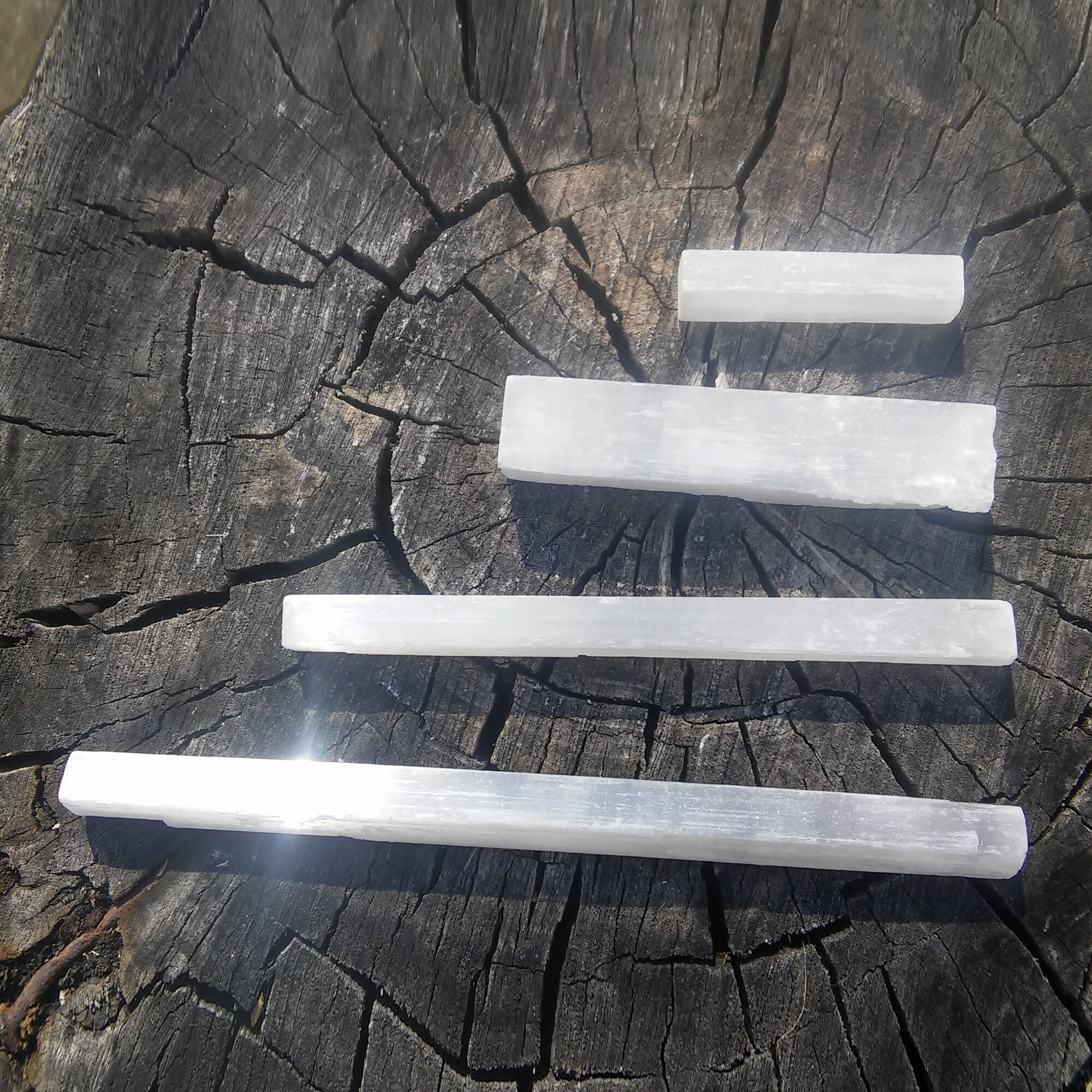 Selenite Wand, Raw Selenite Stick, Selenite Charging Stick, Natural ...