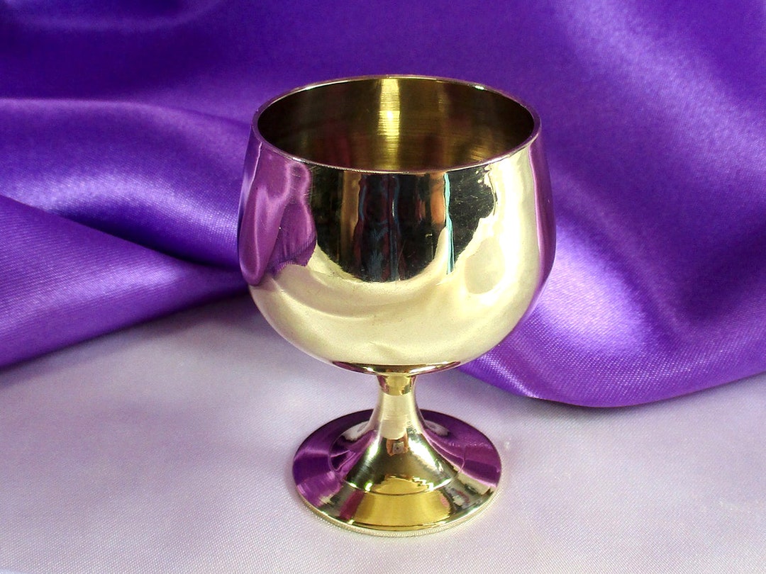 Mini Vintage Altar Chalice, 2" Tall, Cordial Size Wine Goblet, #20270 ...