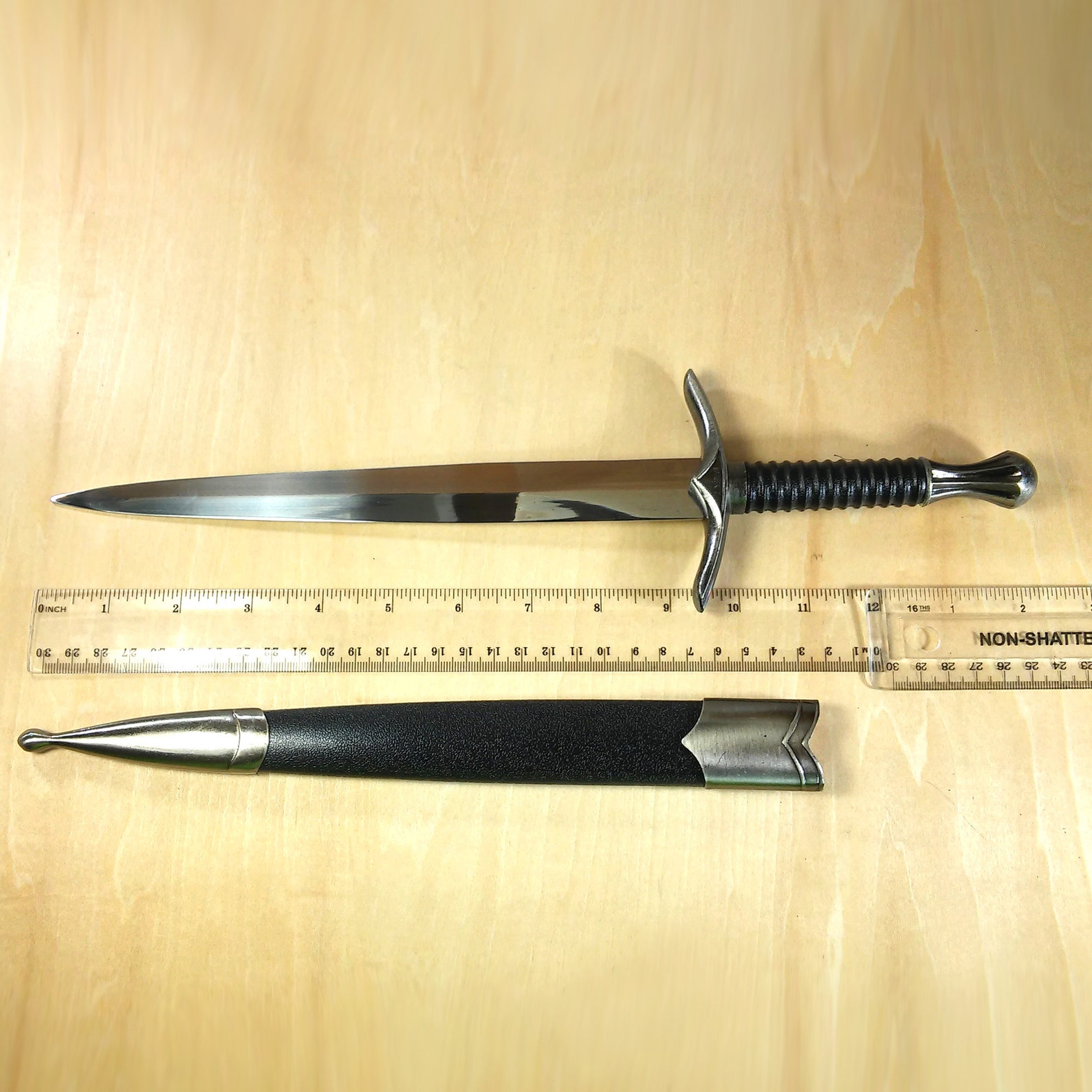 14 Athame Black Handle in Medieval Celtic Style | Etsy