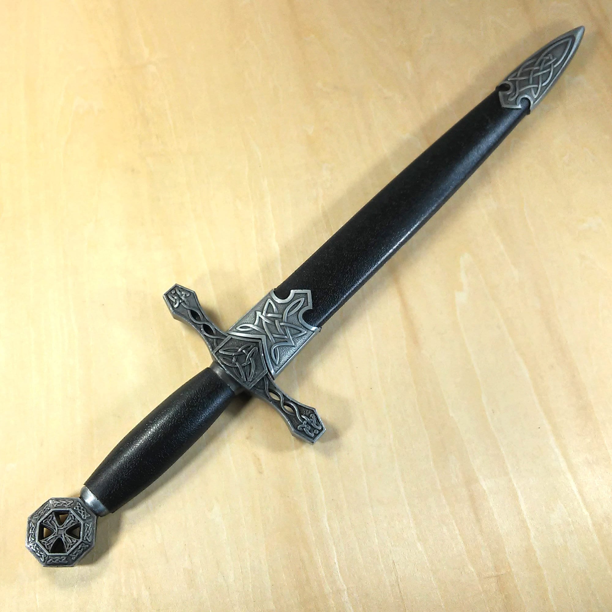 15 Athame With Celtic Styling Black Handle Stainless - Etsy