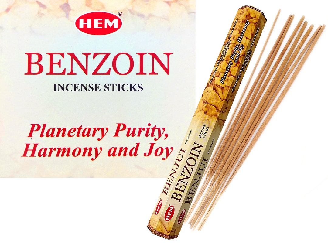 Incense Sticks, HEM Benzoin, 20 Incense Sticks, 11457 - Etsy