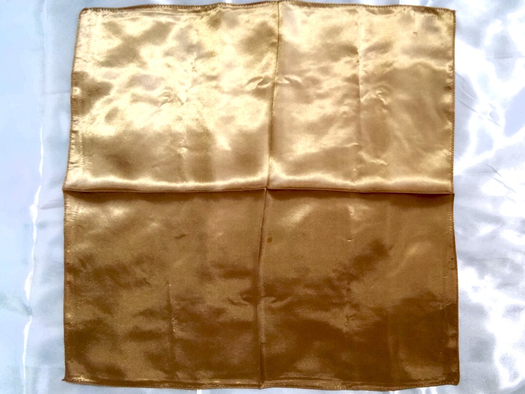 Altar Cloth, Tarot Cloth, Gold Satin, 23" X 23" (approx. Size), #11412 ...