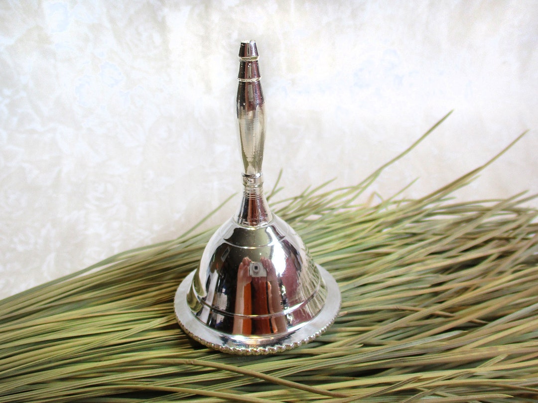 Silver Altar Bell – Small Ritual Bell, Ceremonial Bell, Wiccan Travel ...