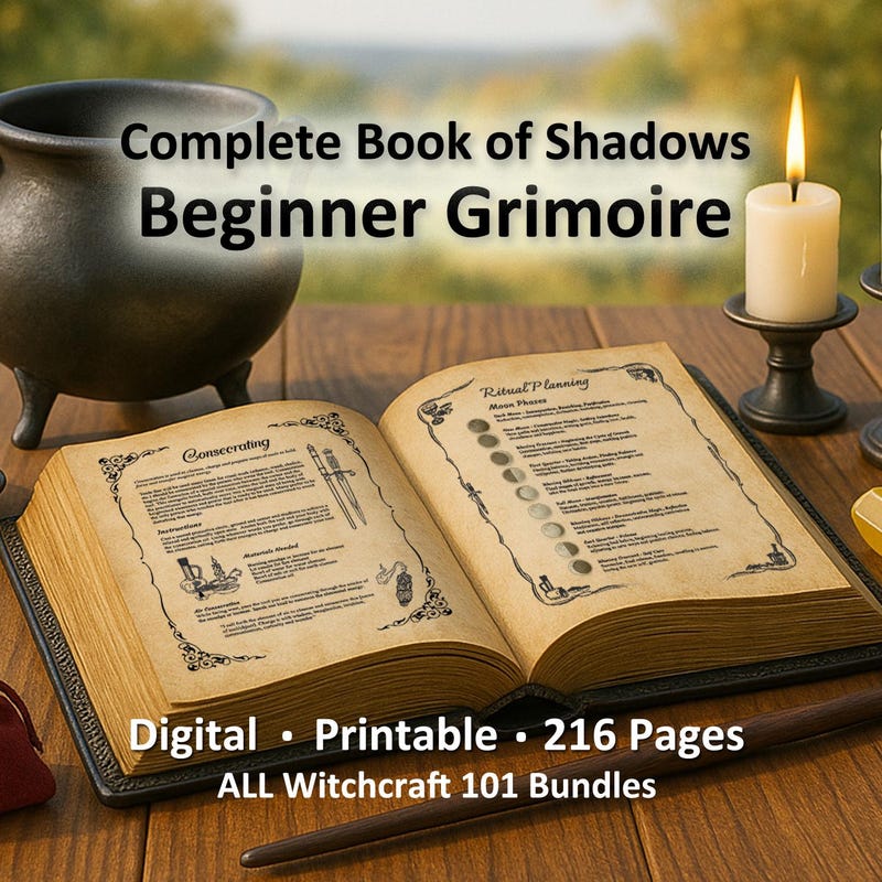 Grimoire Book Complete - Etsy