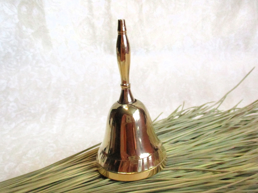 Brass Altar Bell – Small Ritual Bell, Ceremonial Bell, Mini Bell ...