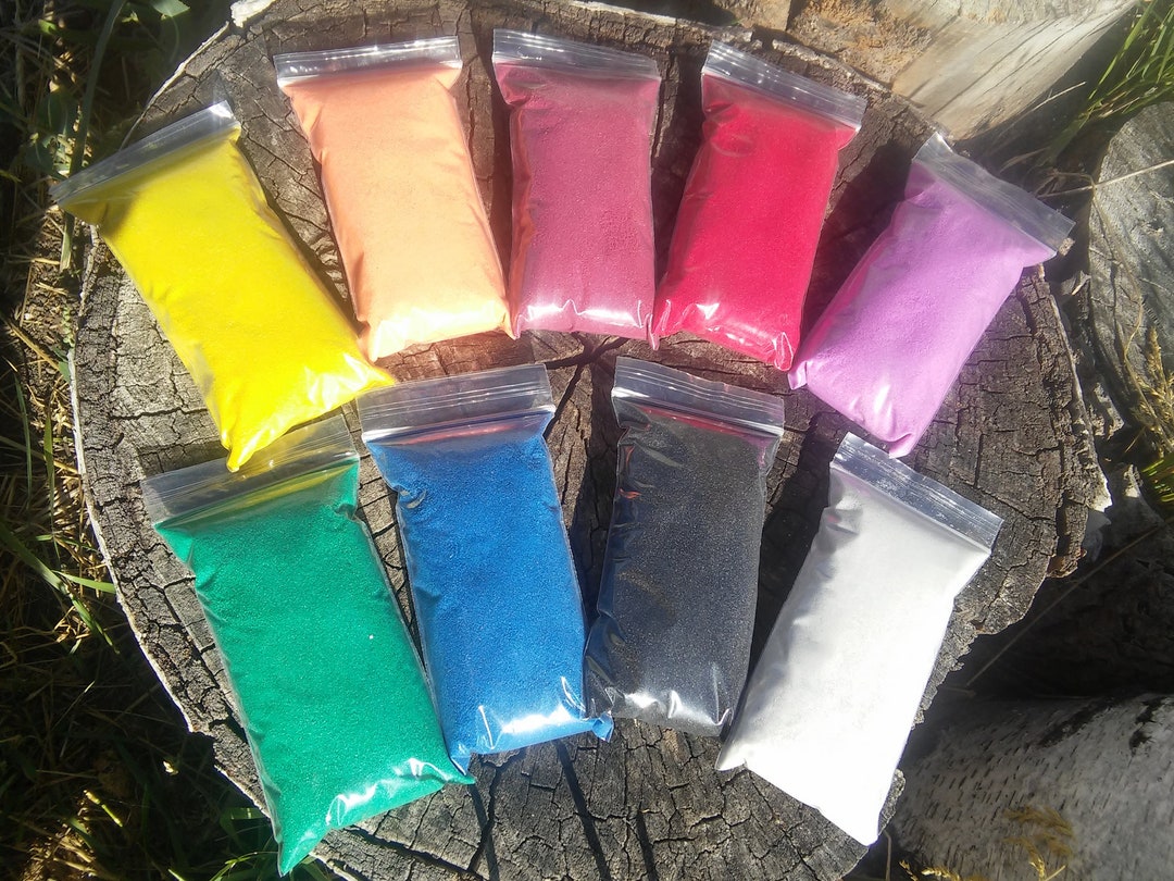8oz Colored Sand for Incense Burner or Smudging Sand, 9 Colors ...