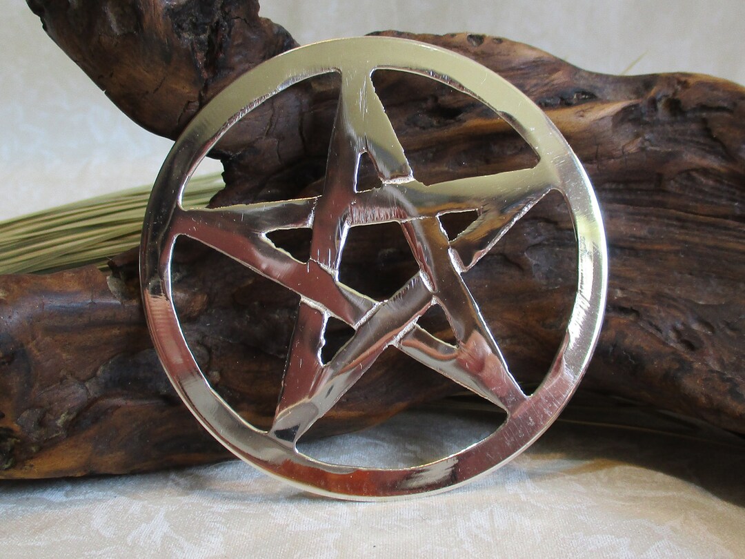 Pentacle Altar Tile for Wiccan Spell Work and Pagan Rituals, Witch ...
