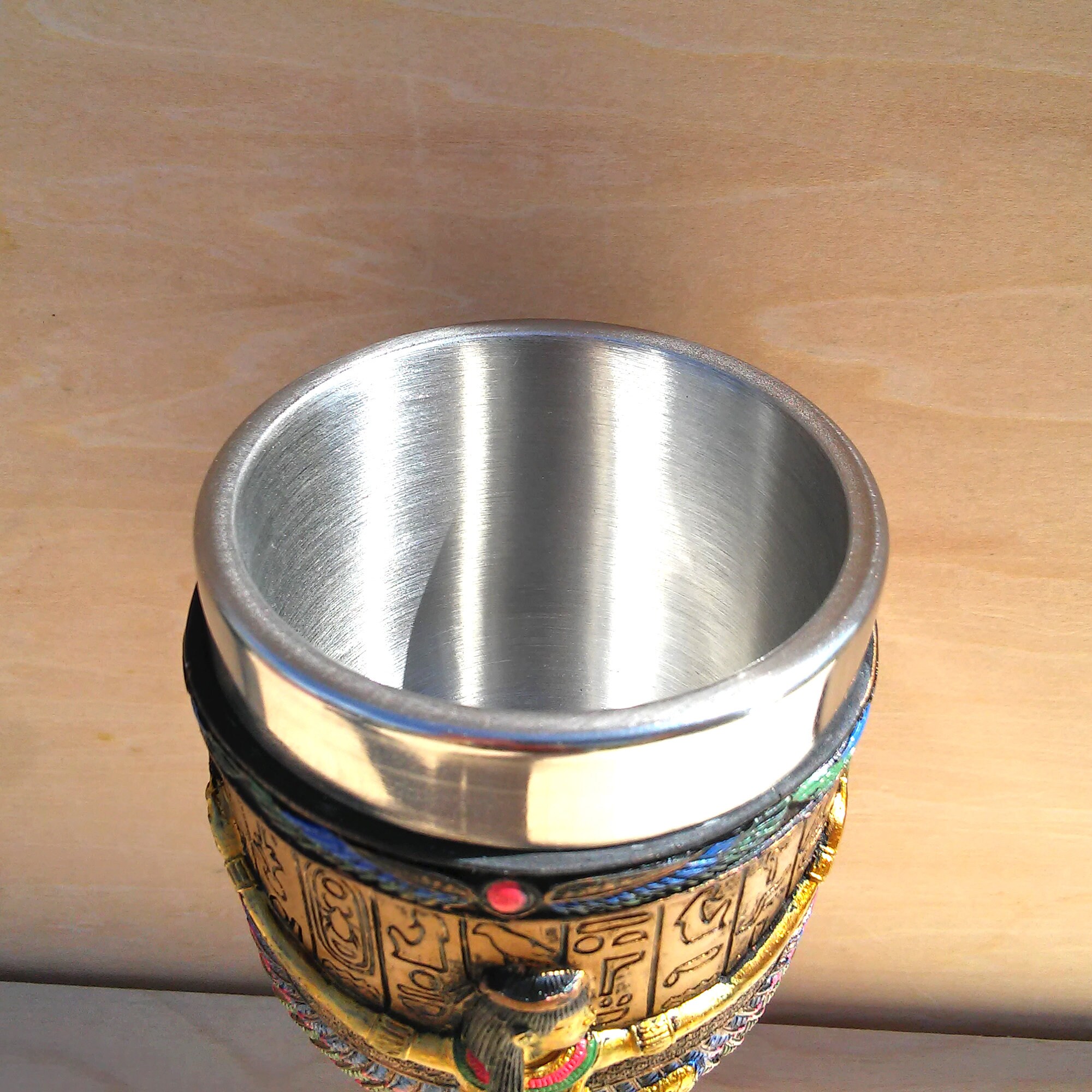 Altar Chalice With Egyptian Goddess Isis 7 Tall Resin - Etsy