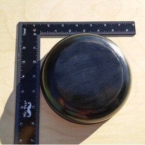 Black Scrying Bowl – Altar Bowl, Offering Dish, Ritual Bowl or Smudge ...