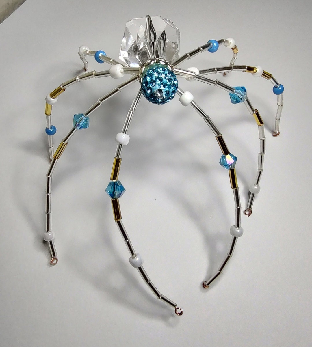 Spider Tutorial How to Make Beaded Spiders Crystal Glass Wire Instant ...