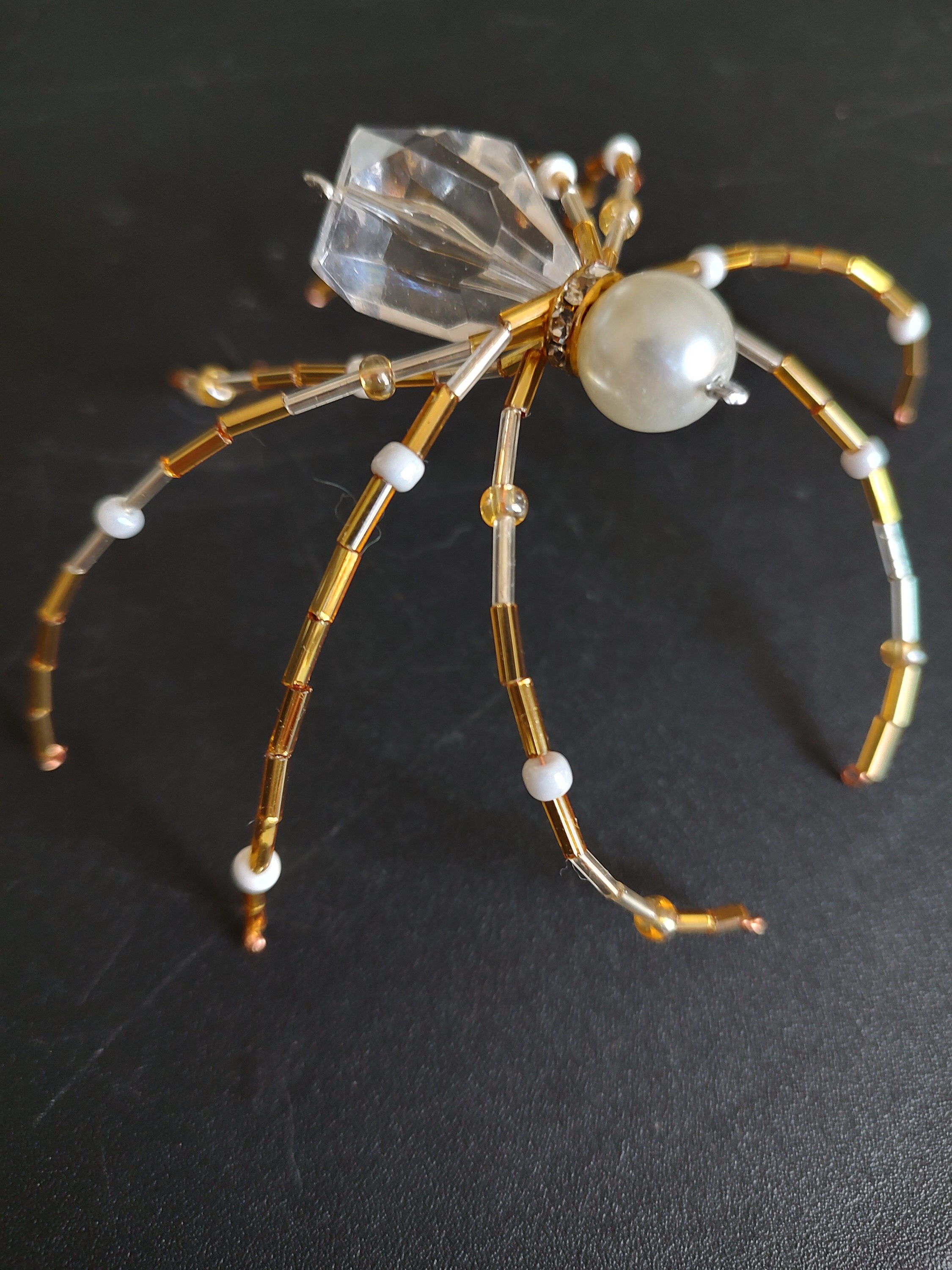 Spider Tutorial How to Make Beaded Spiders Crystal Glass Wire Instant ...