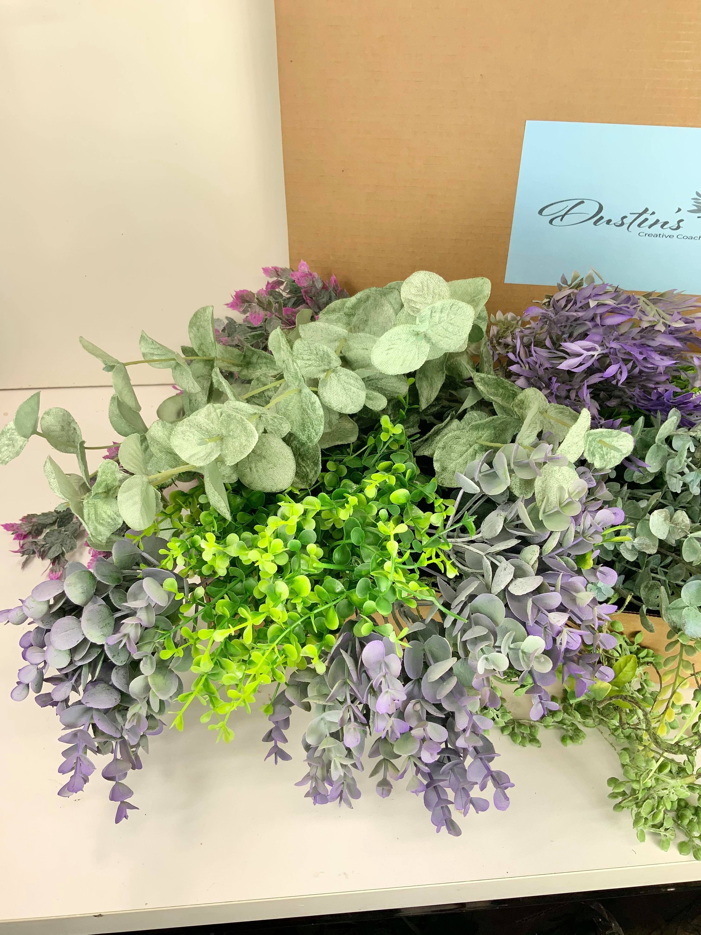 Greenery Box Artificial Greenery Floral Box Greenery Silk | Etsy