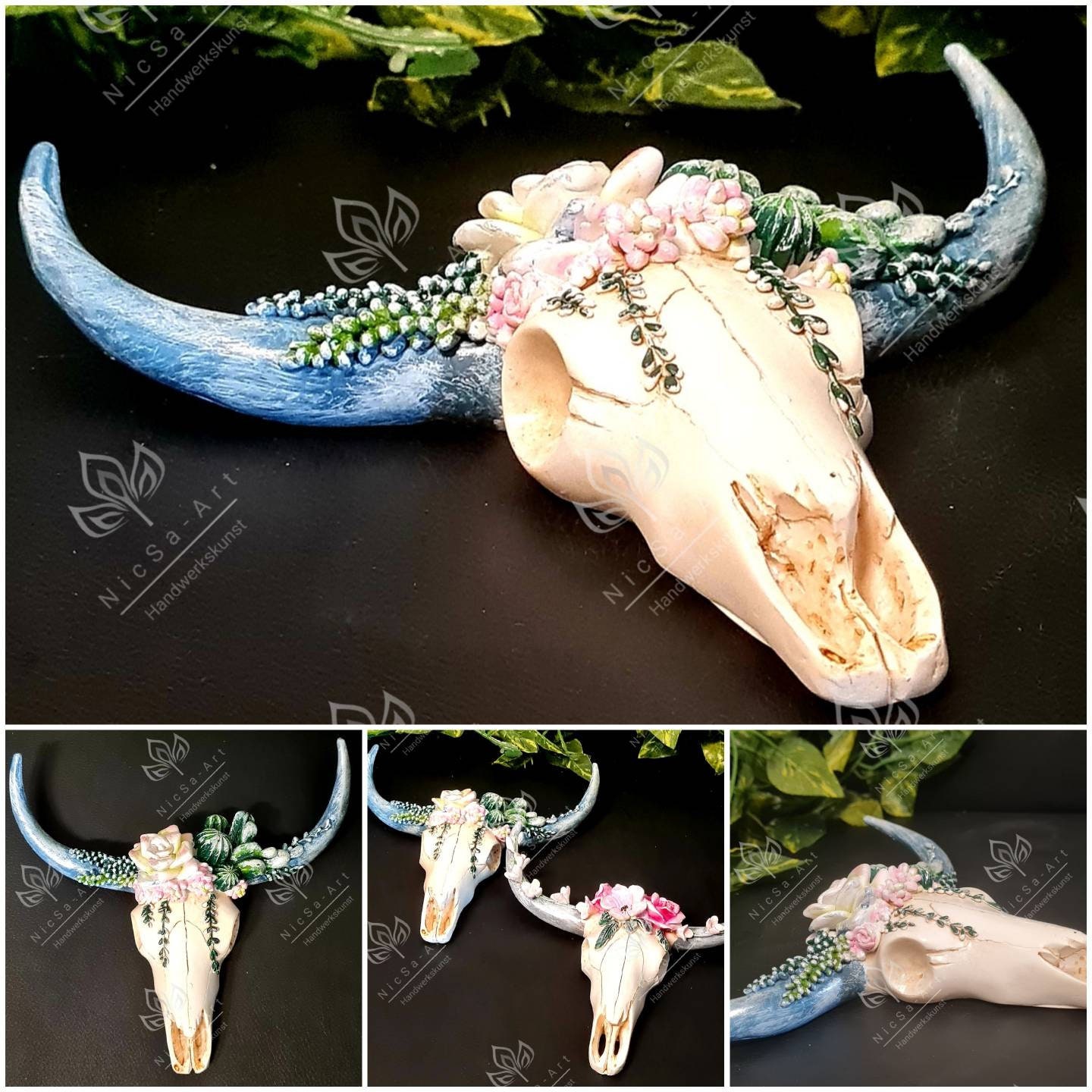 Ornaments NL002013 Latex Shape Buffalo Box No.8 Buffalo Skull Bull's ...